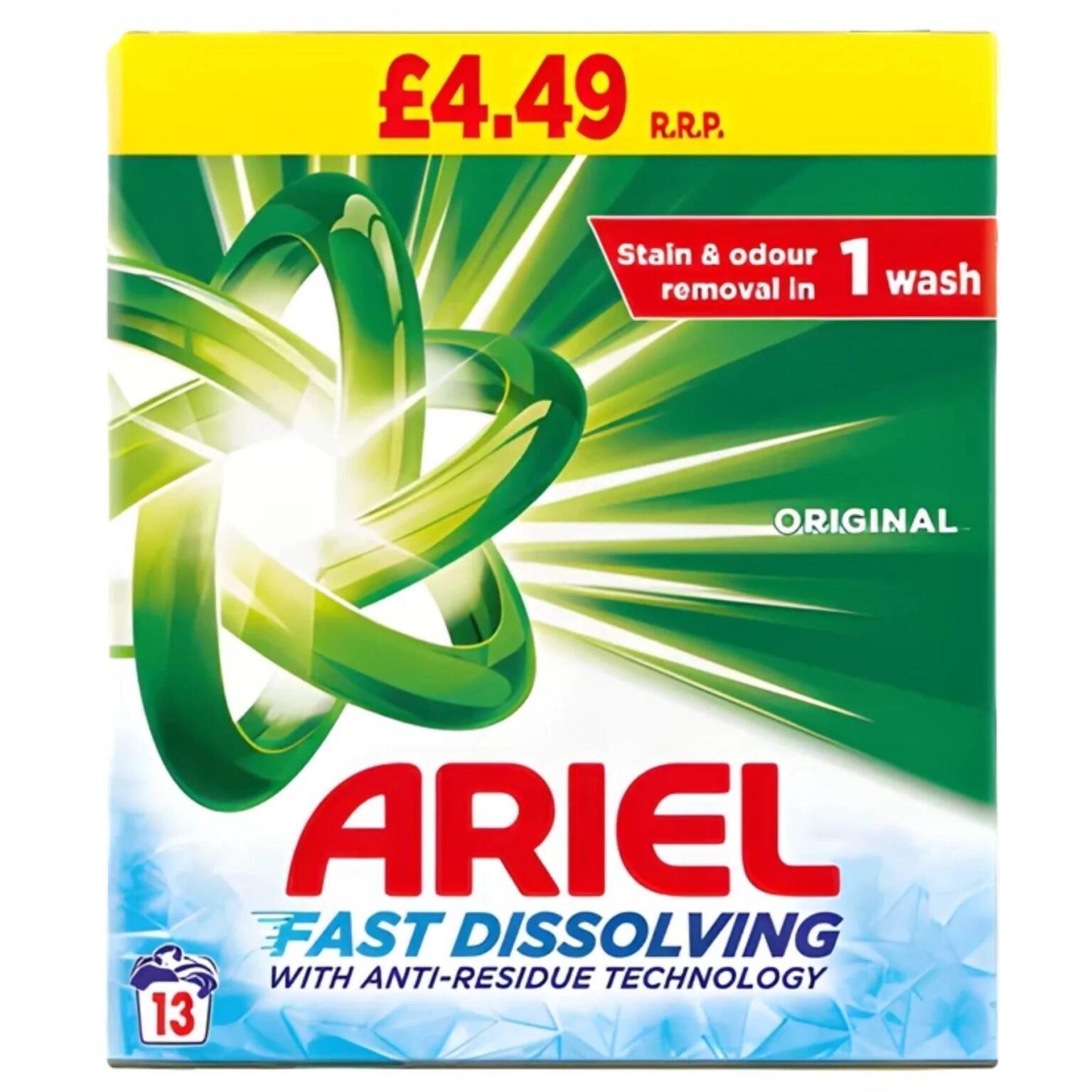 Ariel Washing Powder Original 715g, 13 Washes, For Cleaner Clothes ...